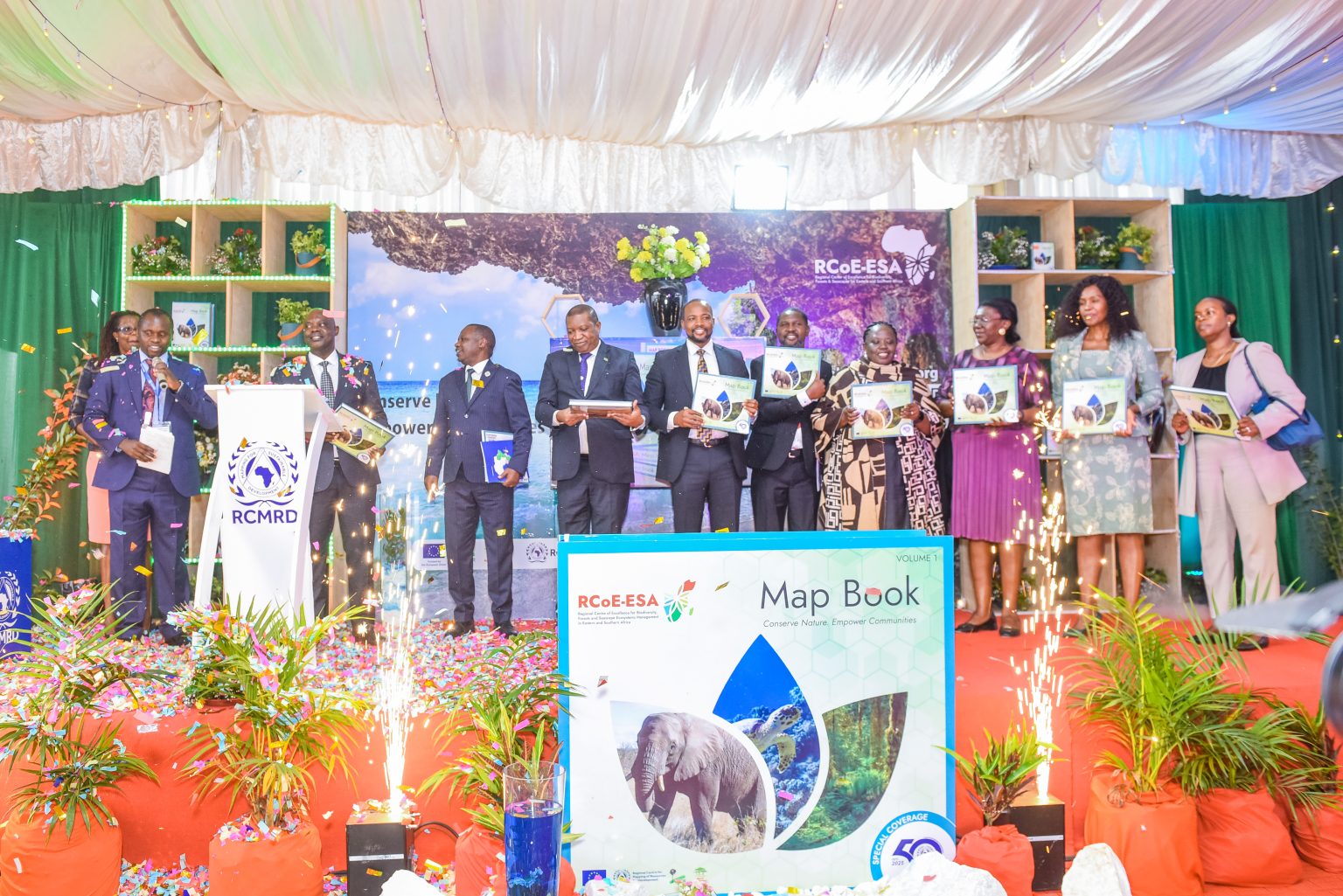 Rcoe-Esa Launches Transformative Map Book At Rcmrd’s 50th Anniversary ...